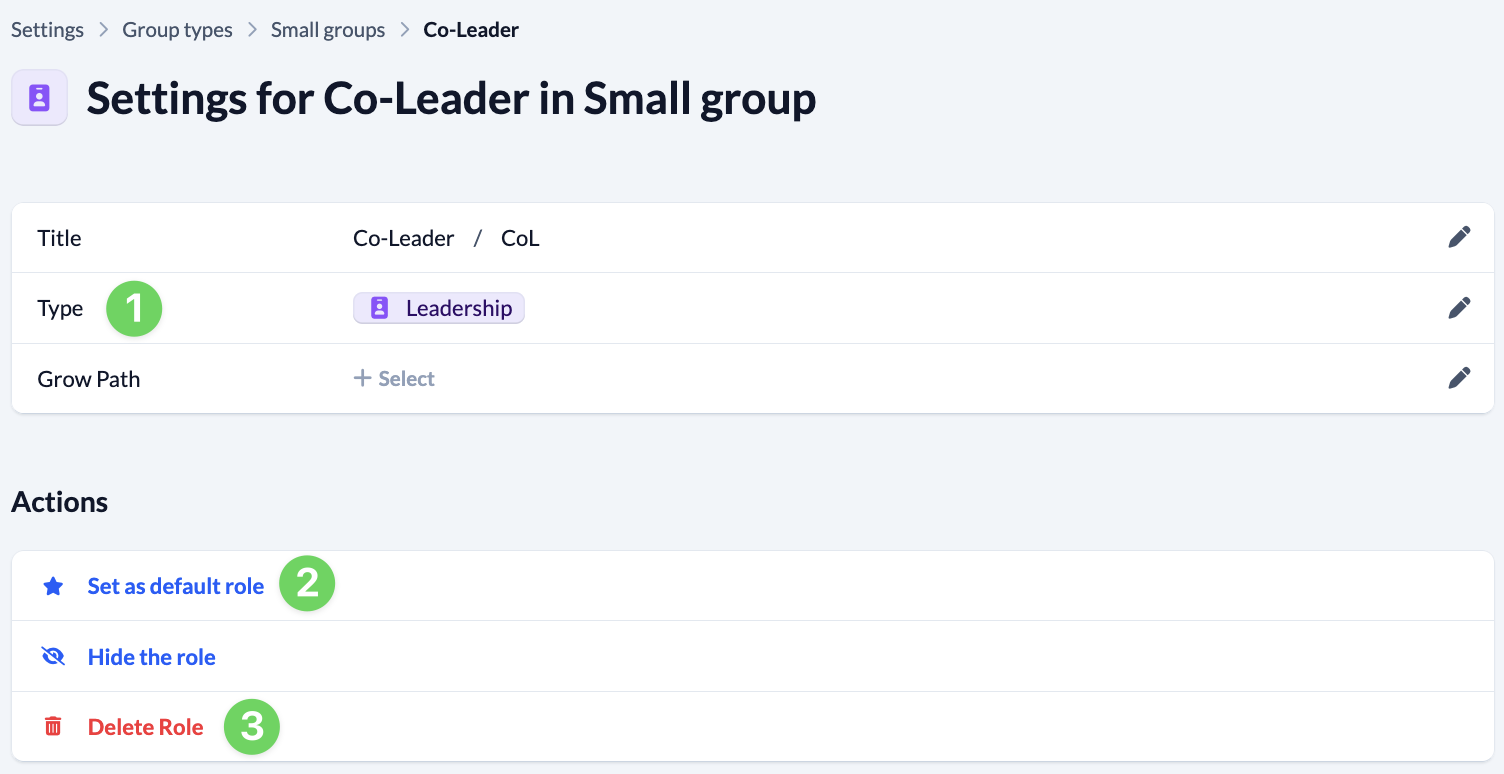 How to customize the roles of a group type? – ChurchTools Academy