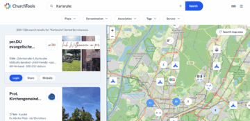How to find (my) church with the Finder? – ChurchTools Academy